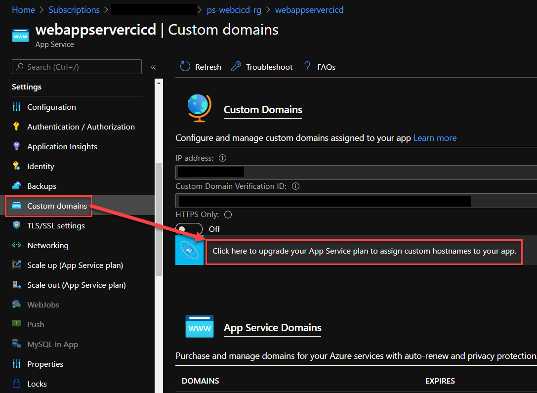 Setup Custom Domain for Azure App Service - Parveen Singh