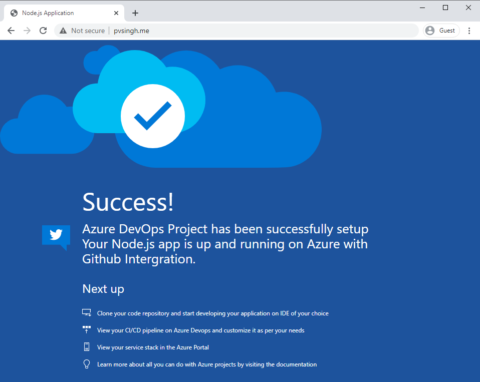 Setup Custom Domain for Azure App Service - Parveen Singh