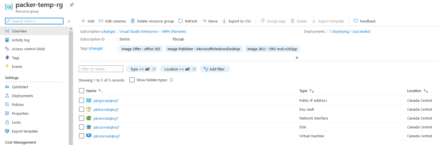 Using Packer to create Custom Azure VM Image with Azure DevOps Pipeline - Parveen Singh