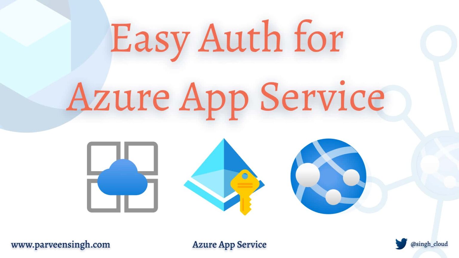 Easy Auth for Azure App Service - Parveen Singh