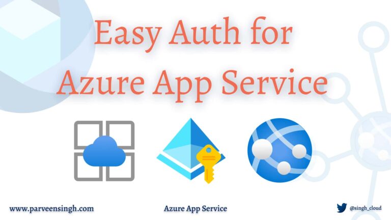 Easy Auth For Azure App Service Parveen Singh